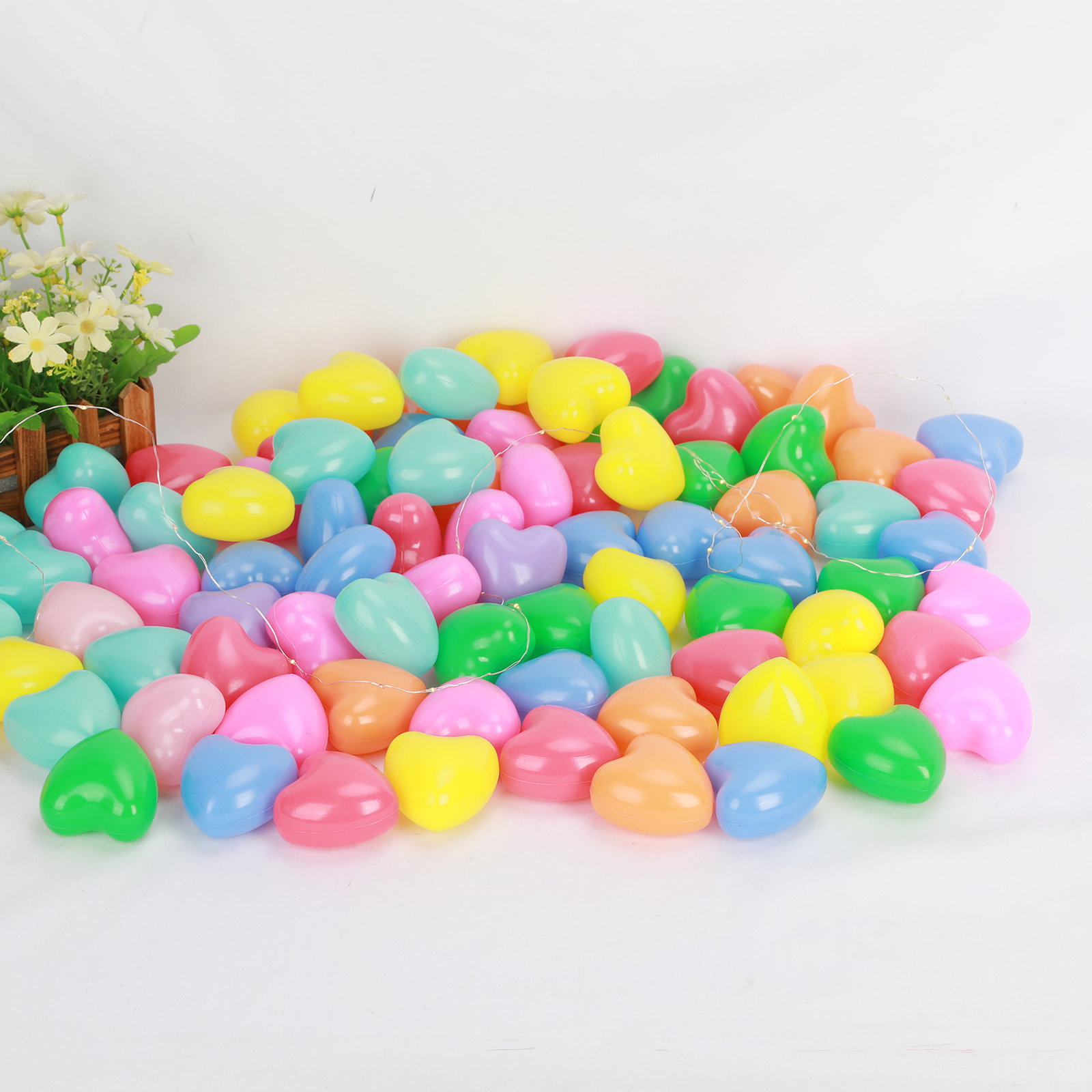 100pcs Pool Water Toys Flexible Entertainment Boys Girls Plastic Ball ...