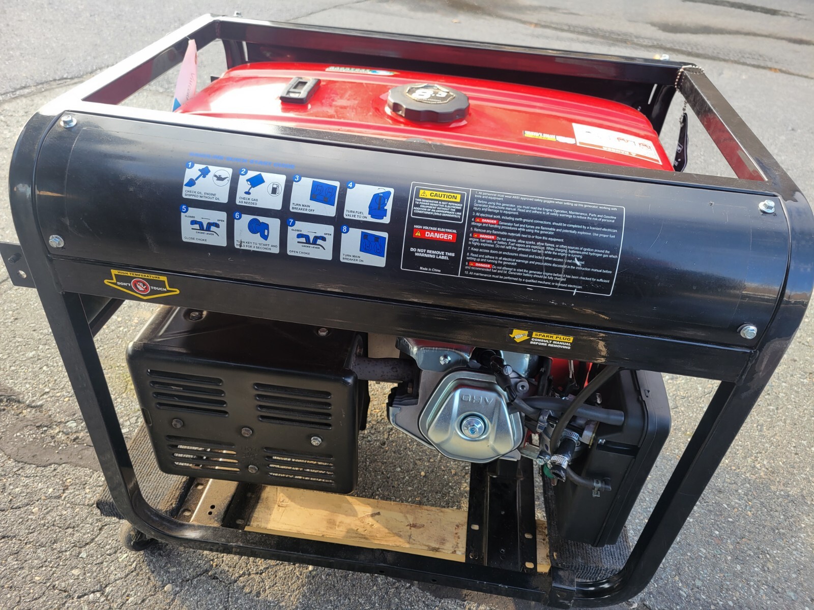 *READ* LOCAL PICKUP ONLY! DUROMAX 8,000-Watt Gas Powered DS10000E ...