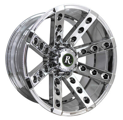 Remington Off-Road Wheels BUCKSHOT 22x11 Rims 8x180 -44mm Chrome Finish ...