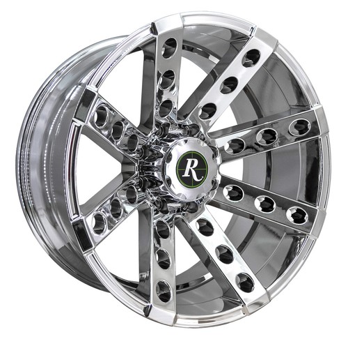 Remington Off-Road Wheels BUCKSHOT 22x11 Rims 8x180 -44mm Chrome Finish ...