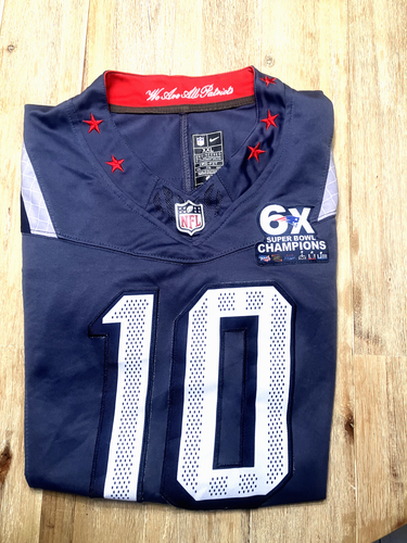 Drake Maye #10 Patriots 6X Super Bowl Champions Jersey Size XXL | eBay