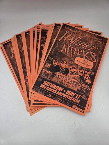 Lot Of 90 ICP INSANE CLOWN POSSE PROMO FLYERS 2008 VIOLENT J SHAGGY ...