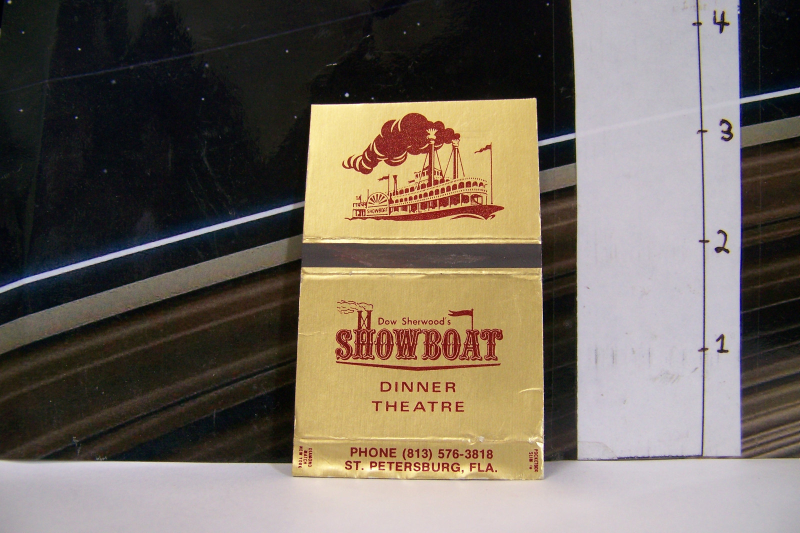 Rare Vintage Matchbook Cover H2 St Petersburg Florida Showboat Dinner ...