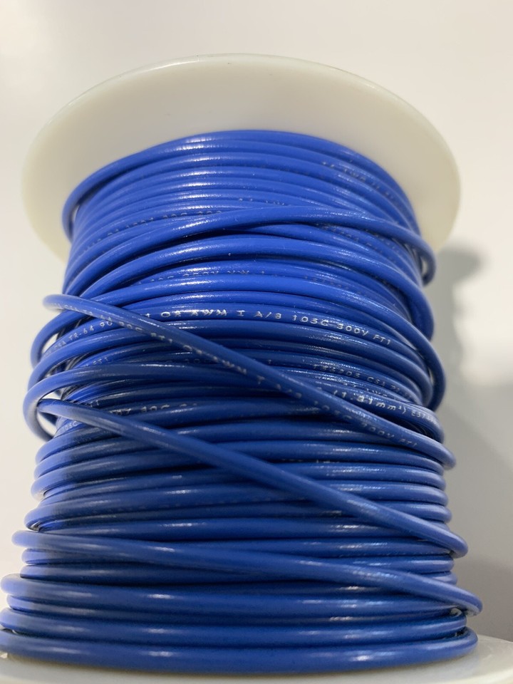 Consolidated 824-6 Blue 200 Foot 16 AWG Stranded Hook-Up Wire | eBay ...