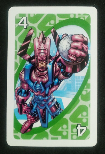 2005 Marvel Fantastic Four UNO Card Green Galactus #4 | eBay
