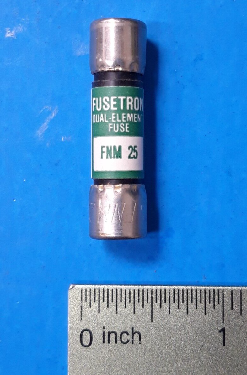 FUSE, Fnm-25 , BUSSMANN, 25A , DUAL ELEMENT, FUSETRON | eBay