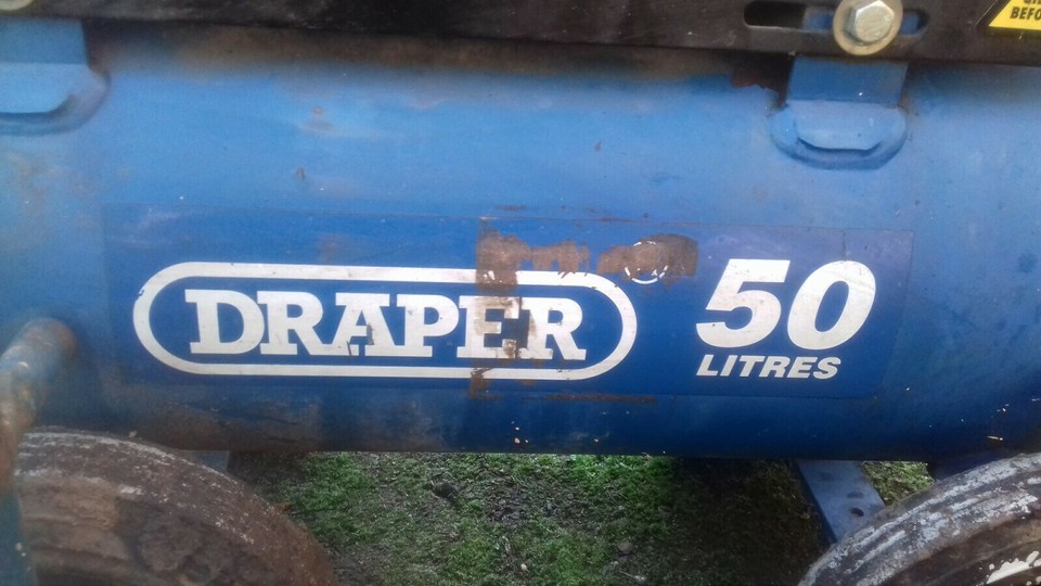 Draper Portable Honda Petrol Engined Air Compressor*50 Litre Tank*On ...