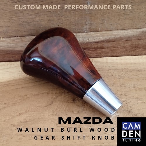 MAZDA Miata Walnut Burl Wood Gear Shift Knob for Automatic Transmission ...
