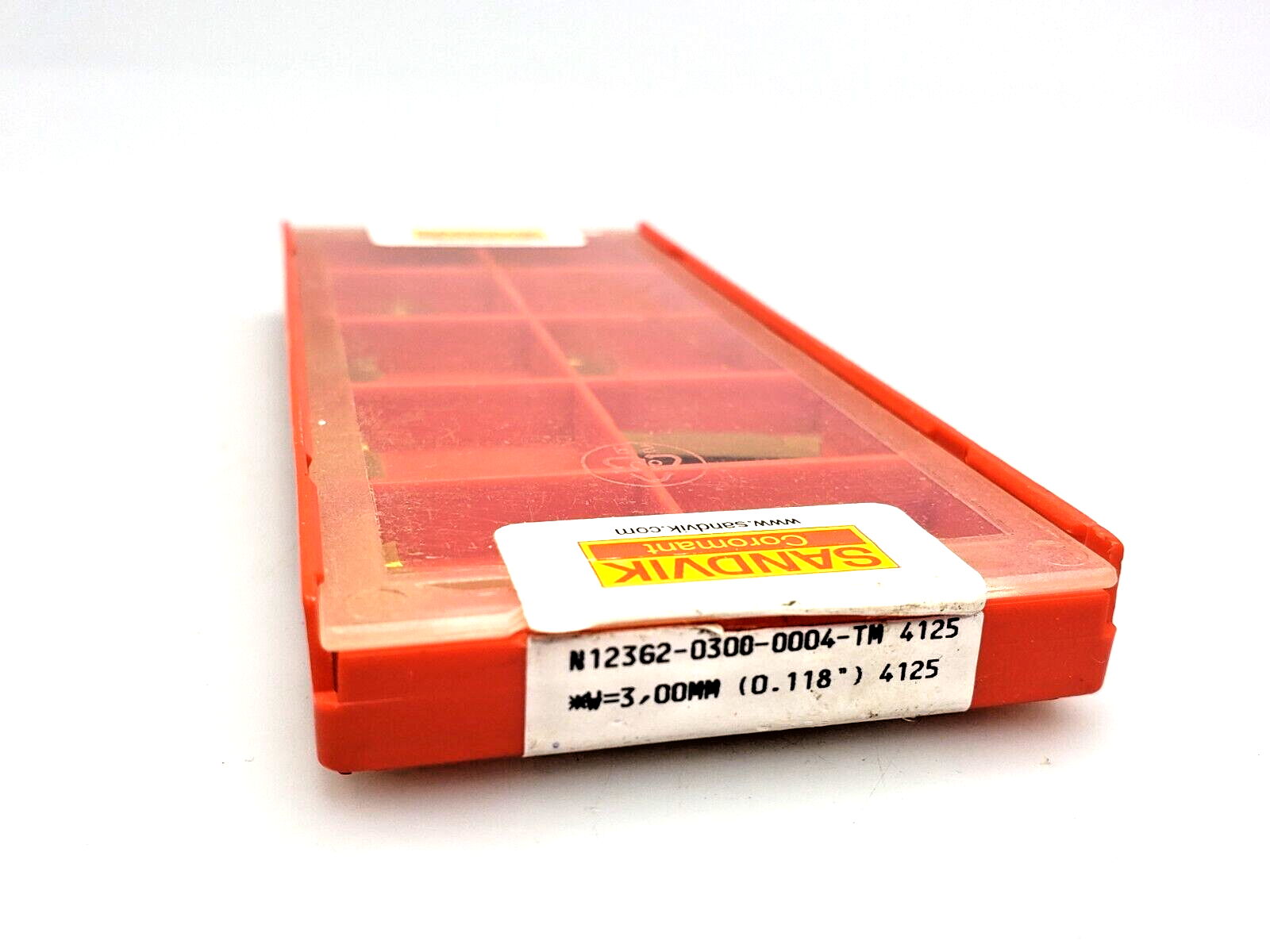 Sandvik Coromant N123G2-0300-0004-TM 4125 Carbide Grooving Inserts (Box ...