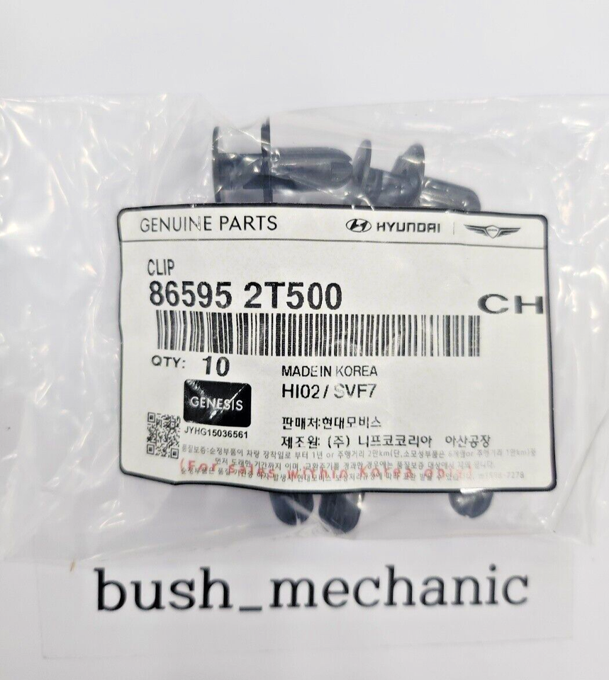GENUINE OEM Hyundai Kia Fender Liner Guard Front Wheel LH RH Clips | eBay