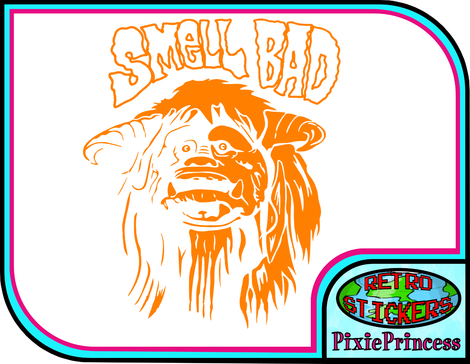 Labyrinth Ludo Smell Bad R Vinyl Sticker Car Wall Art Poster Laptop ...