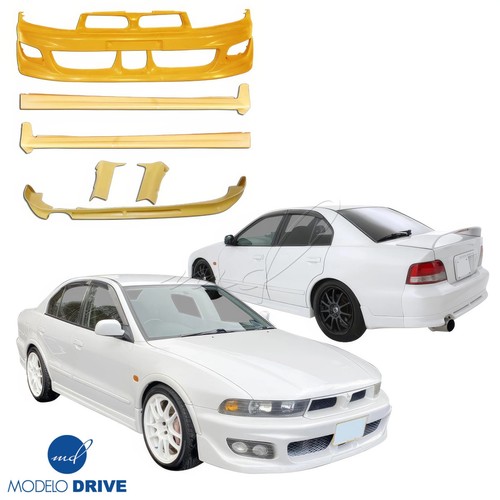 ModeloDrive FRP VR4 Type-5 Body Kit for Galant Mitsubishi 00-03 ...