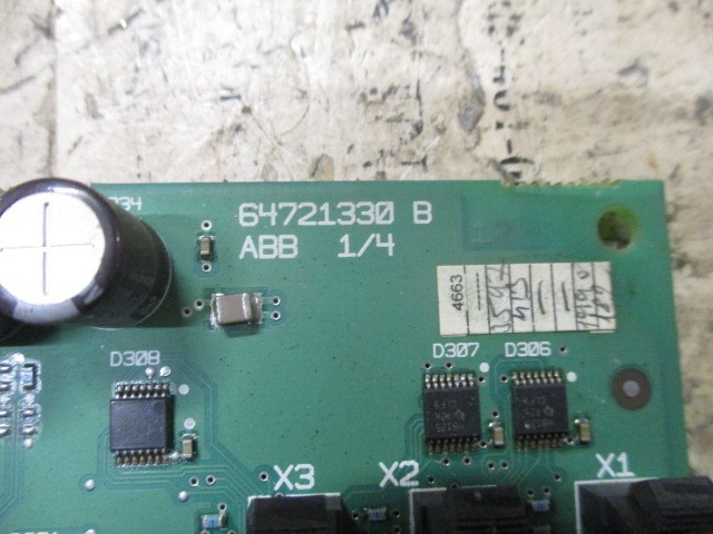 ABB AINT-02 Main Interface Board 64721330 B for ACS800 Drives 64801295A ...
