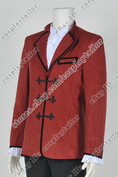 Third Doctor Red Coat Doctor Who Third 3rd Doctor Cape Cosplay Costume