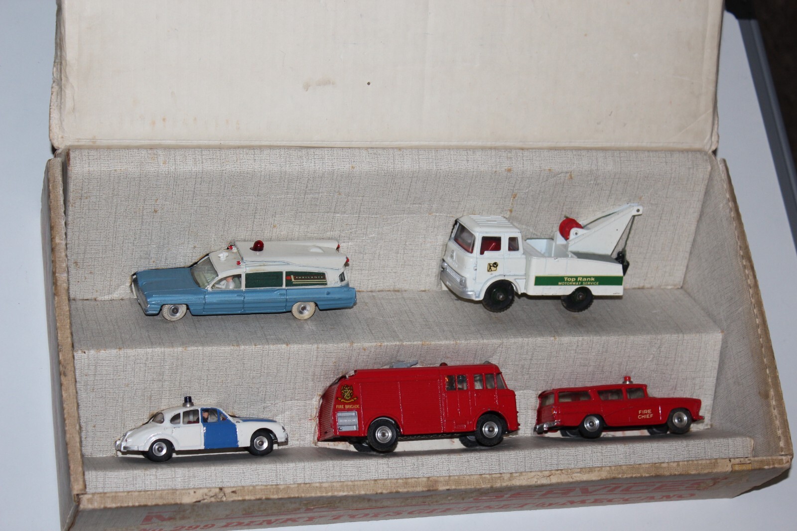 Dinky Toys Motorway Services Gift Set Boxed In Original Box # 299 Rare ...