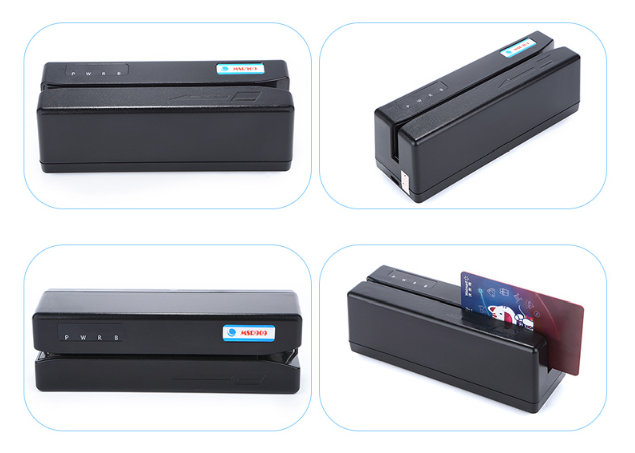 MSR909 Dual-Function Reader/Writer Supports IBM/ISO/ANSI/DIN Mag Cards ...