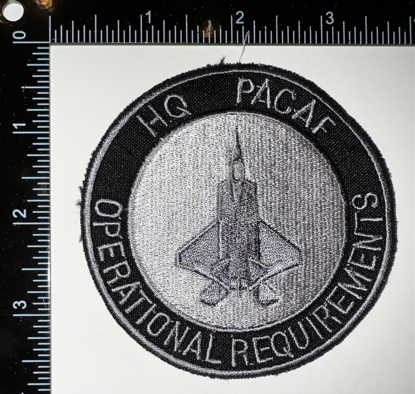 USAF US Air Force F-22 Raptor HQ PACAF Operational Requirements Patch ...