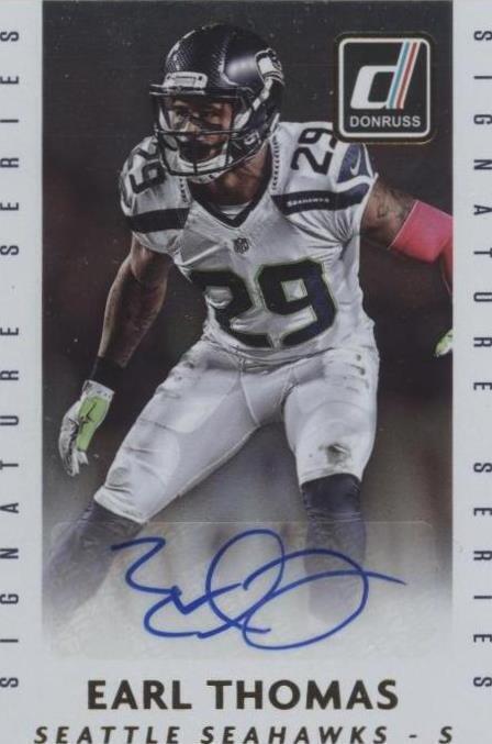 2015 Panini Donruss - Signature Series Earl Thomas III #DSS-ET (AU) for ...