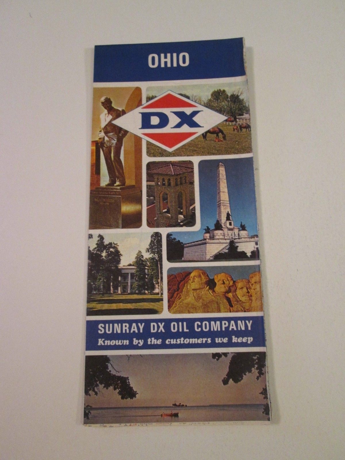 Vintage 1967 Sunoco DX Ohio - Oil Gas Service Station Travel Road Map ...