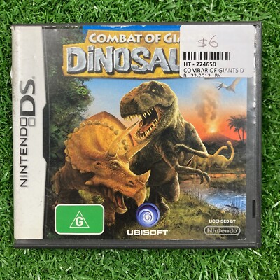 COMBAT OF GIANTS DINOSAURS - Nintendo DS Game in Case with Book | eBay ...