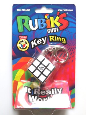 RUBIK'S CUBE KEY RING Official Creation Plays like original Winning ...