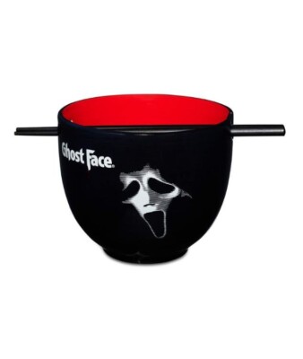 Officially Licensed Scream Ghost Face 20 oz. Ceramic Noodle Bowl with ...