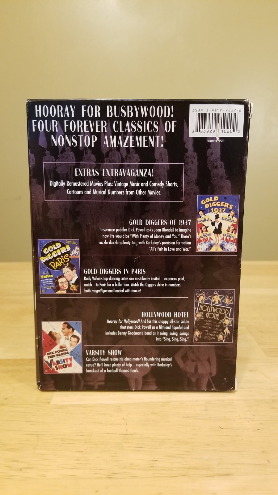 The Busby Berkeley Collection, Vol. 2 Gold Diggers of 1937 Paris ...