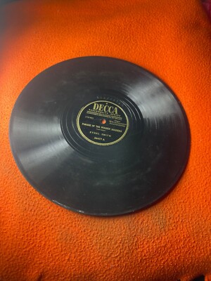 DECCA Record 78 rpm 24477 PARADE OF THE WOODEN SOLDIERS / BY THE WATERS ...