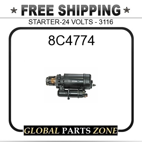 8C4774 - STARTER-24 VOLTS - 3116 9X3416 0R2735 fits Caterpillar (CAT ...