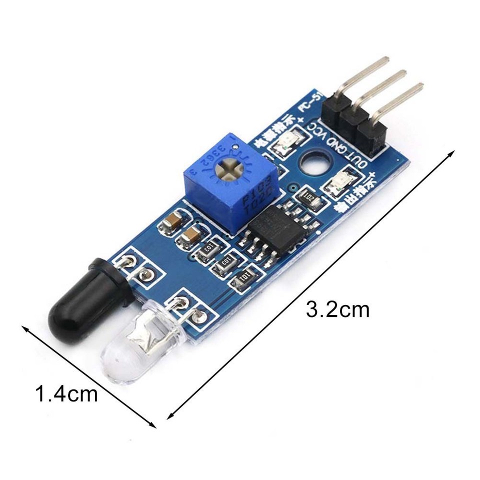 10PCS IR Infrared Obstacle Avoidance 3Wire Reflective Sensor for Robot ...