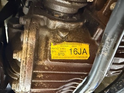 Ford Territory 2007 Sy Turbo Awd Complete Rear Differential 3.46 Non ...