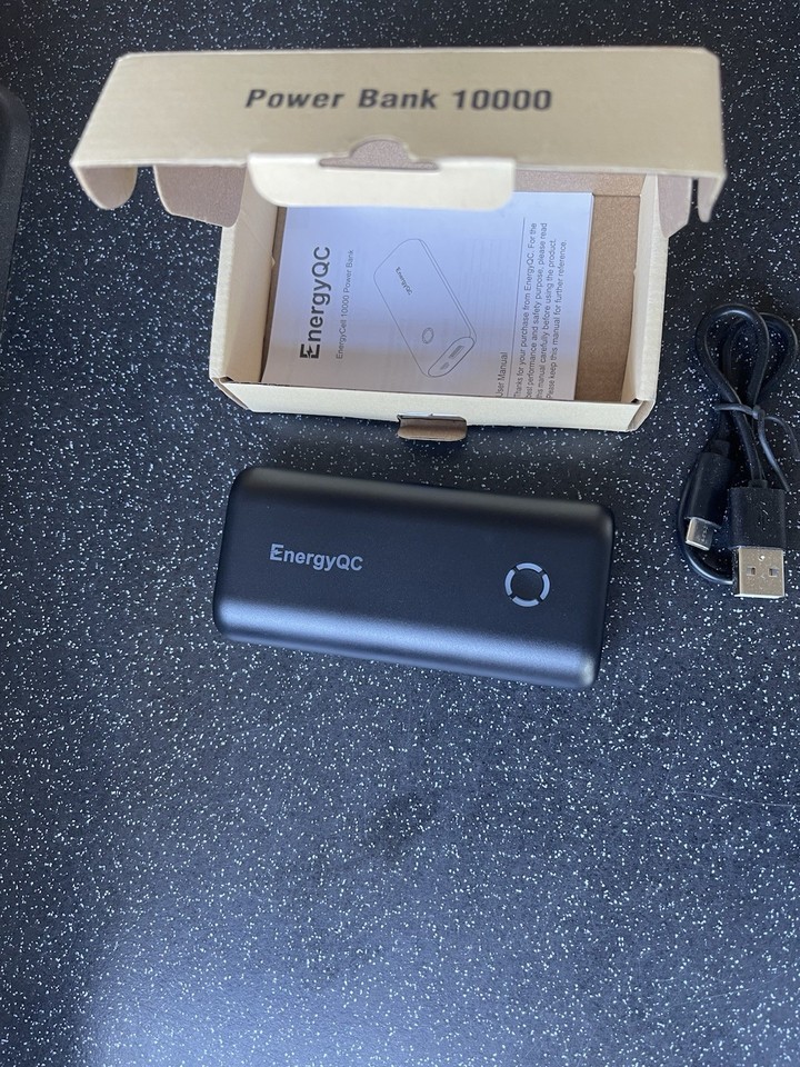 EnergyQC Light Power Bank 10000mAh Mini Portable External Battery ...