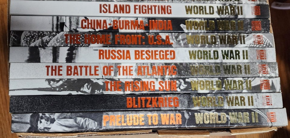 TIME LIFE WORLD WAR II BOOKS SELECT A VOLUME WWII COMPLETE YOUR SET ...