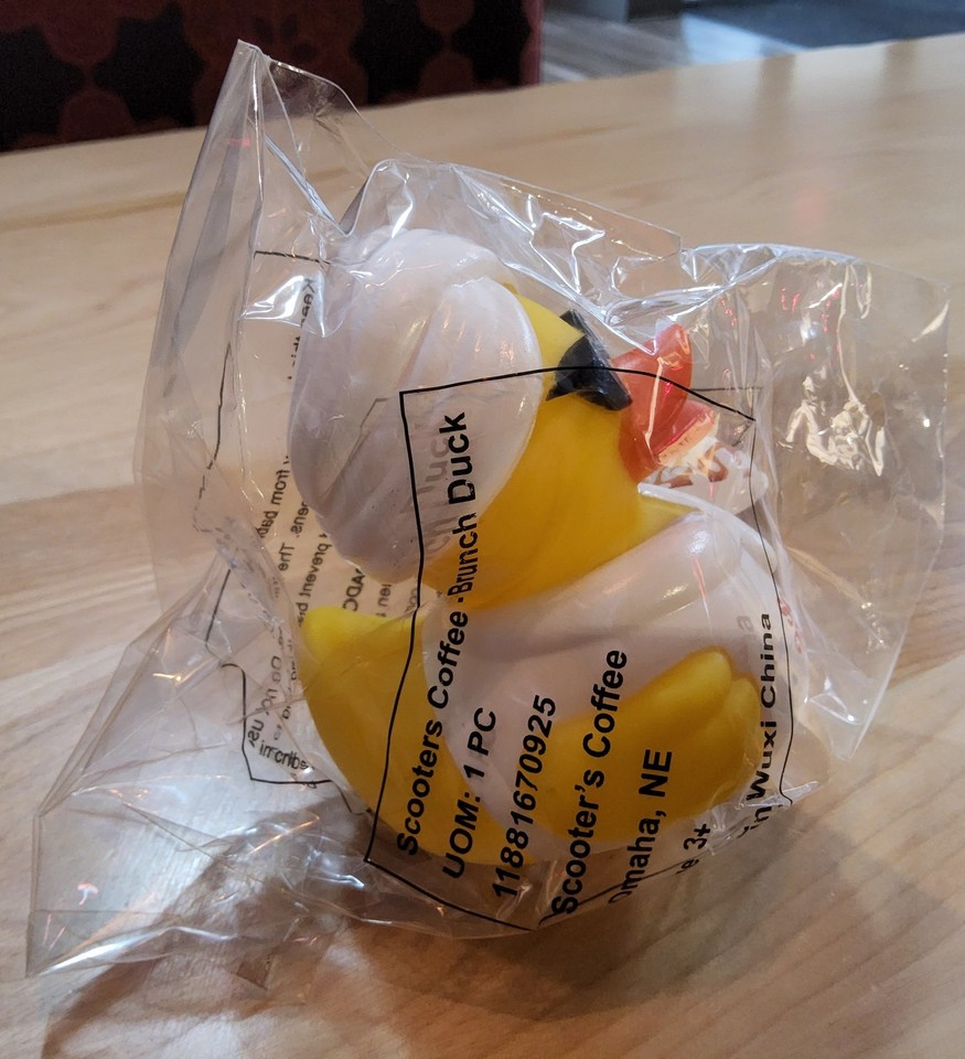 Scooter’s Coffee Rubber Duck Ducky Limited Collectable 2026 New ...