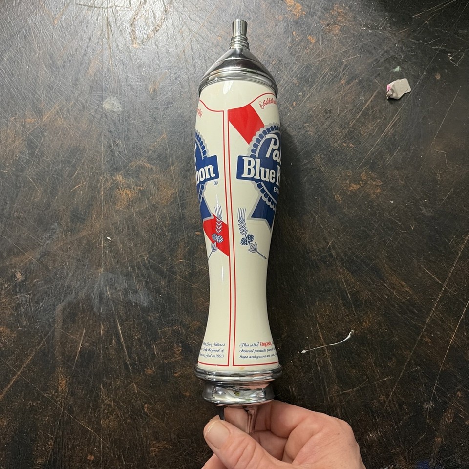 Pabst Blue Ribbon Beer Tap Handle Knob Top Brewing Draft Bar Top | eBay