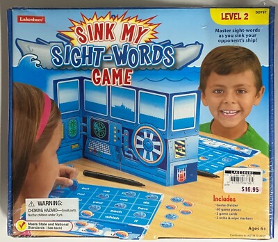 Lakeshore Sink My Sight-Words Game Level 2, DD787 (NEW) | eBay