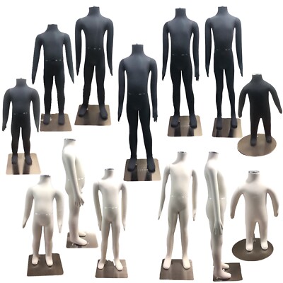 Kids Child Bendy Dummy Mannequins Flexible Movable Posable Soft ...