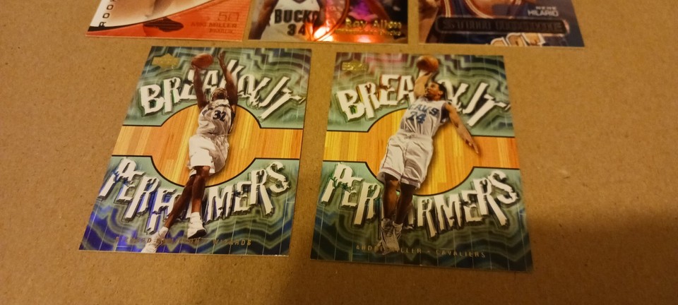 NBA Basketball Cards Lot (83) RC Insert S/N Allen Carter Nash Payton ...