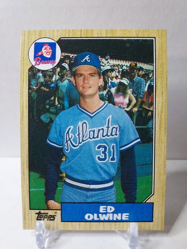 1987 Topps Baseball #159 Ed Olwine Atlanta Braves | eBay