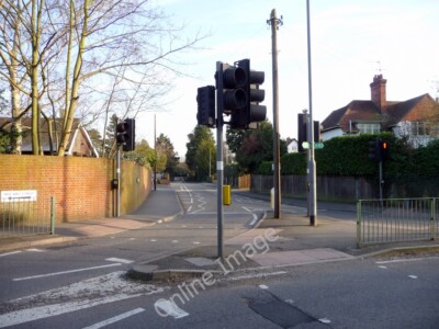 Photo 6x4 Traffic Lights, Chessington Road, Ewell, Surrey Looking south ...