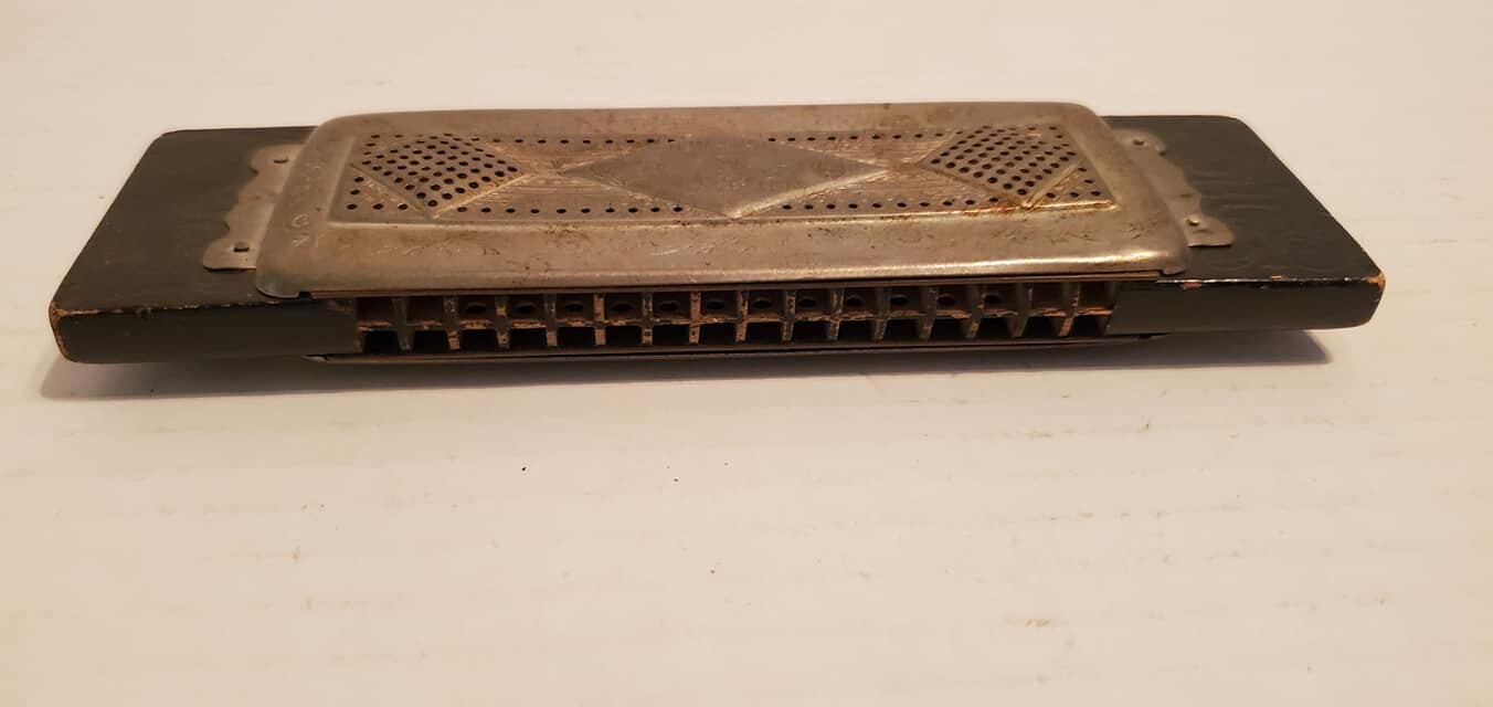 Vintage 7" Harmonica M Hohner - Hohner's Best Hammered Reeds Germany ...