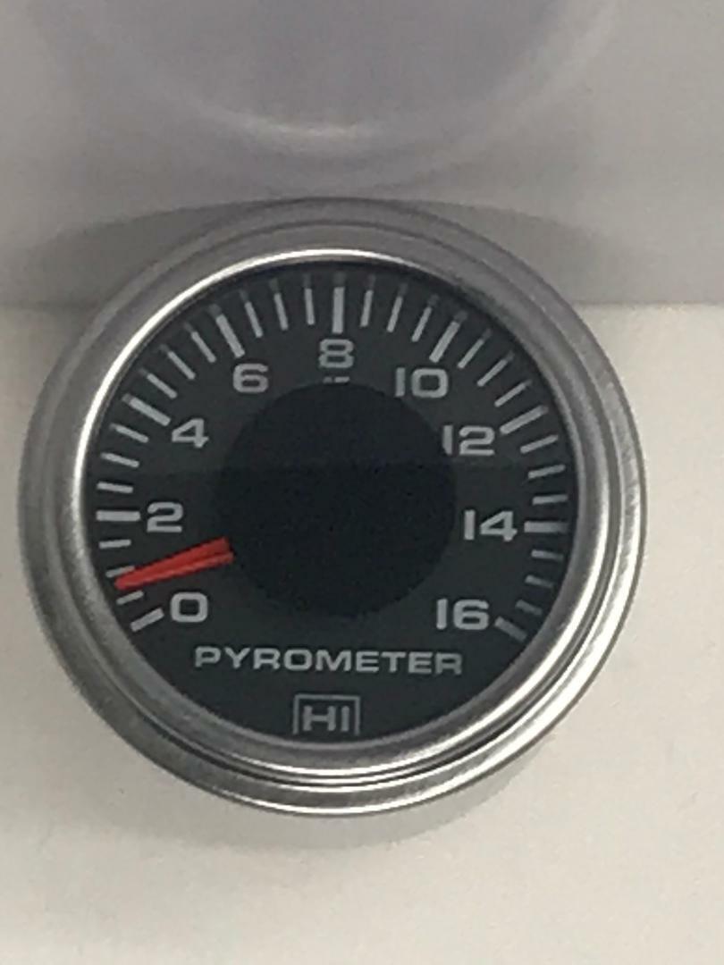 Hewitt Diesel Polished Bezel EGT/Pyrometer & 50 Psi Boost Gauge- 2 ...