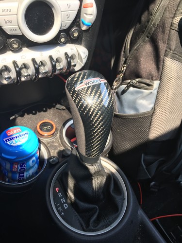 MINI Cooper OEM R56 One JCW S English Oak Gear Shift Knob 6 Speed Boot ...