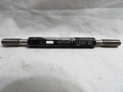 Mercury Gage 5/16"-24 UNF-2A Plug Gage Go/ No Go Gage | eBay