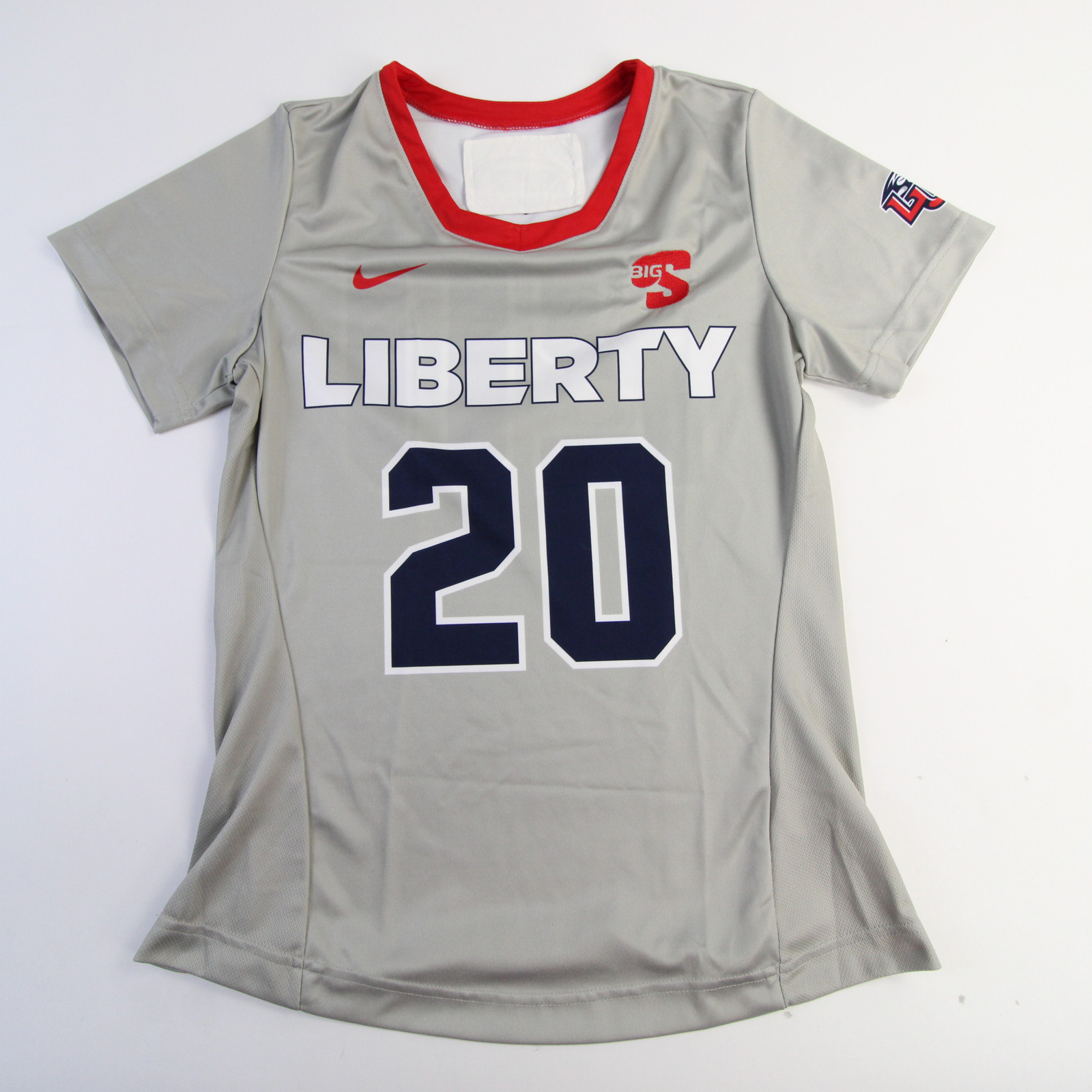Liberty Flames Nike Practice Jersey - Soccer Women's Beige/Red Used | eBay