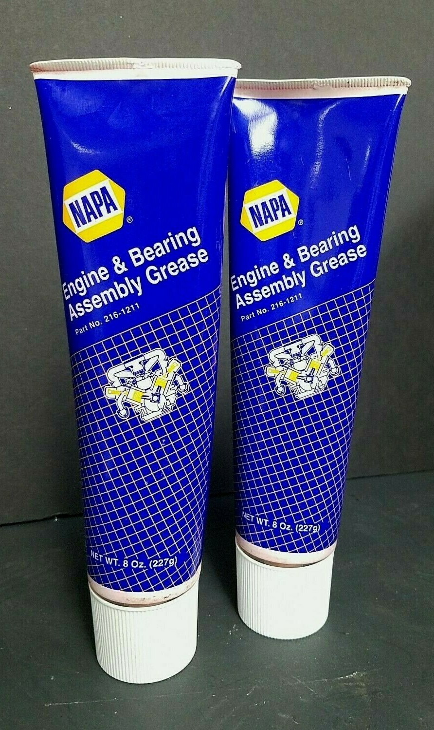 2 NAPA 8oz Motor Assembly Grease For Engine Rebuilding & Other ...
