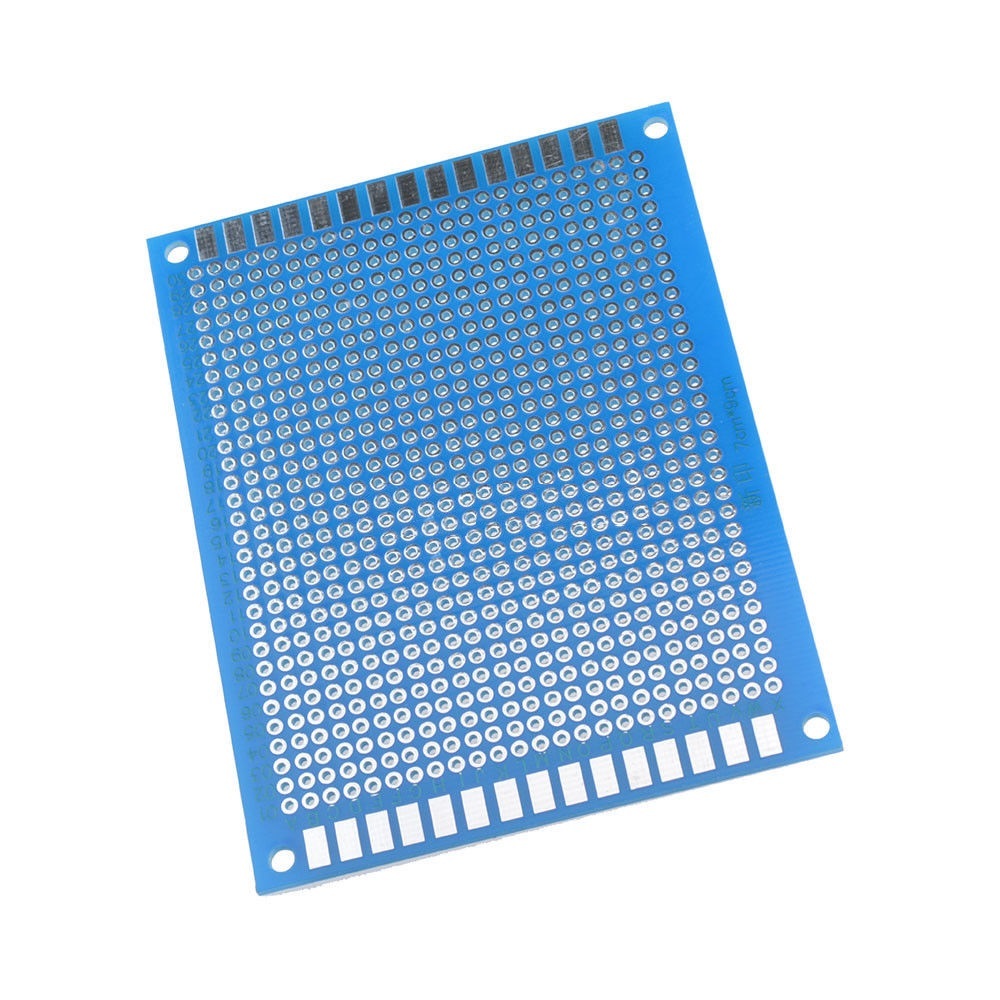 2PCS 7x9 cm Single Side Prototype PCB Tinned Universal Breadboard ...