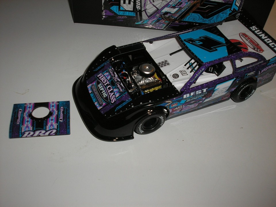 ADC TYLER ERB #1 TERBO 2024 WORLD 100 Outlaw Late Model Dirt Car Purple ...