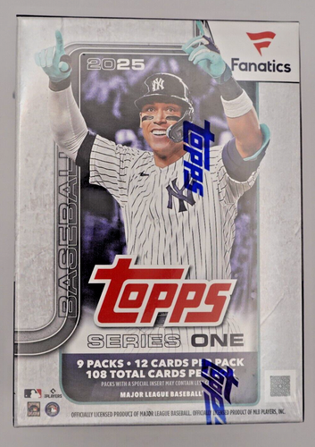 2025 Topps Series 1 Fanatics Exclusive Blaster Value Box Factory Sealed ...