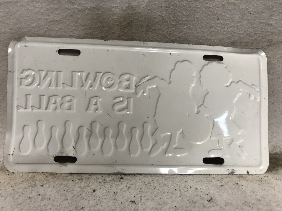Bowling Is A Ball Booster License Plate | eBay